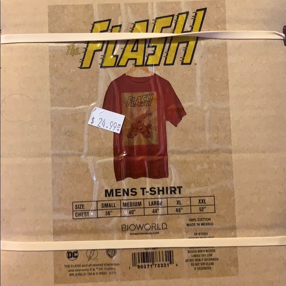 Bioworld | Shirts | Bioworld Dc The Flash Comic Gift Boxed Tshirt New ...